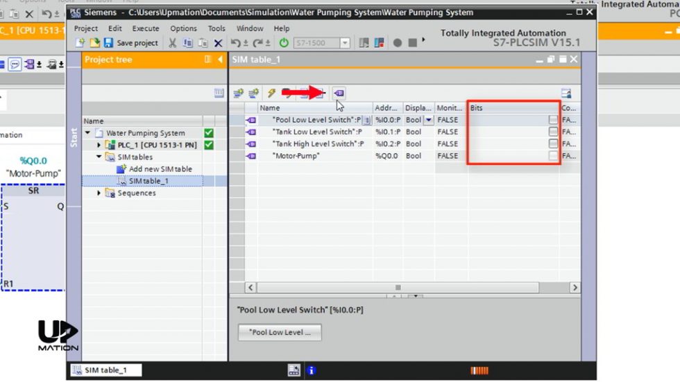 PLC Programming Course (P3): How to Simulate the PLC Program – Upmation