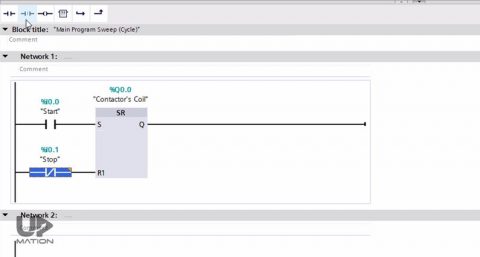 Start stop motor control ladder diagram Archives – Upmation